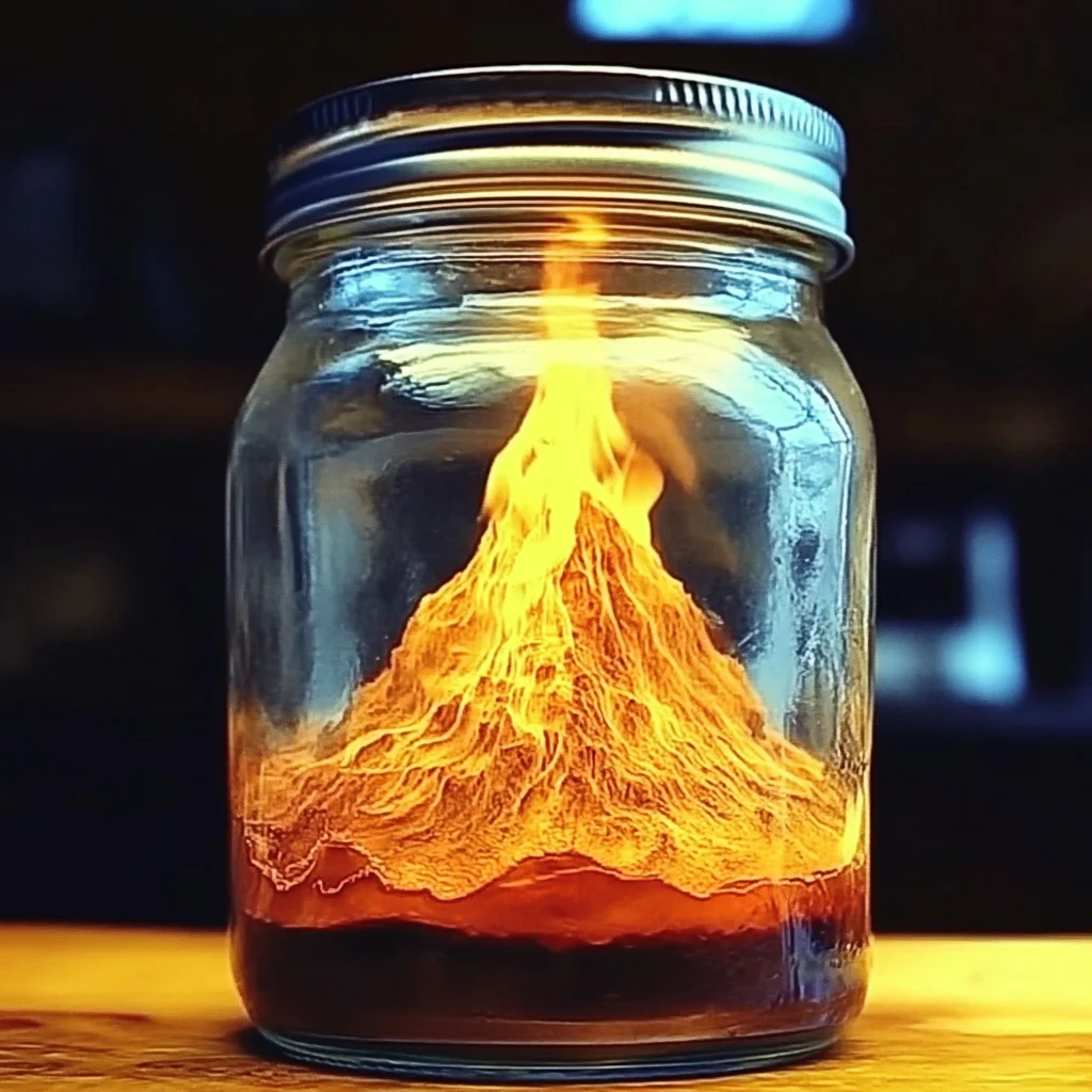 Mini Volcano in a Jar: Easy Fizzy Science Experiment for Kids
