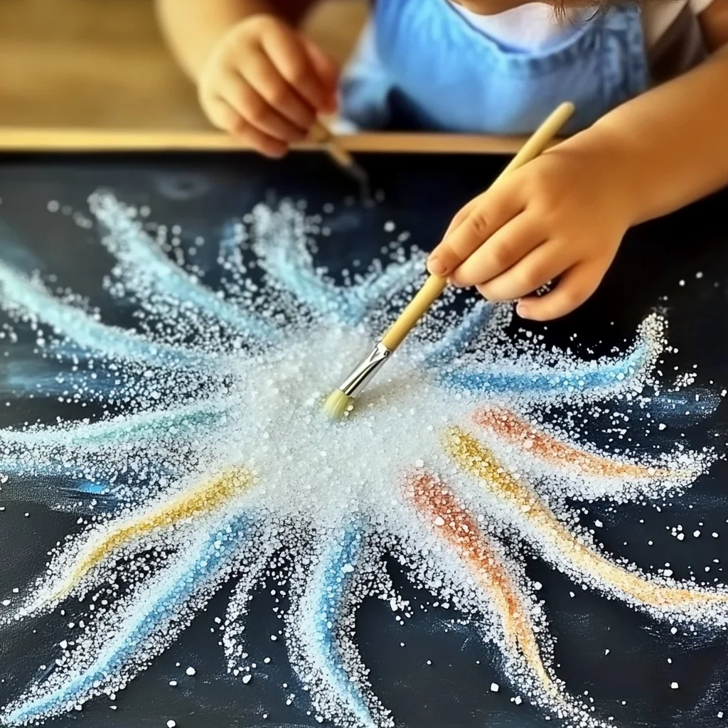 Easy Salt Painting Craft for Kids & Adults | Sparkle & Shine!