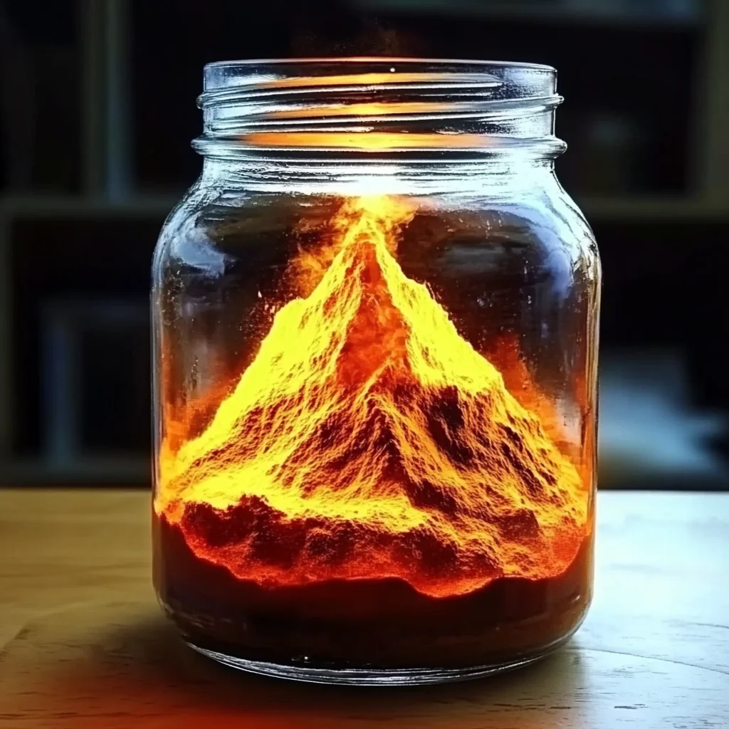 Make a Mini Volcano in a Jar: Easy Science Experiment for Kids